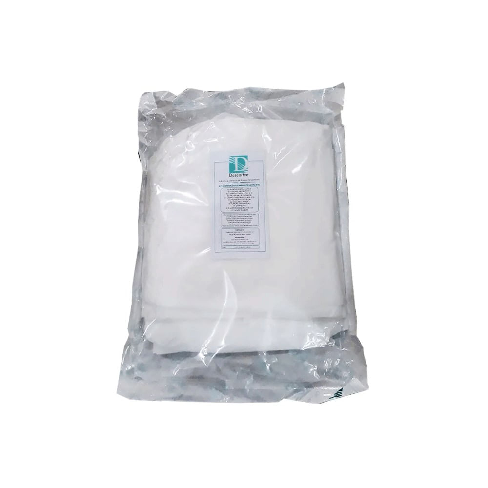 KIT ODONTOLOGICO IMPLANTE 30GR BRANCO DESCARTEE - RVD Saúde